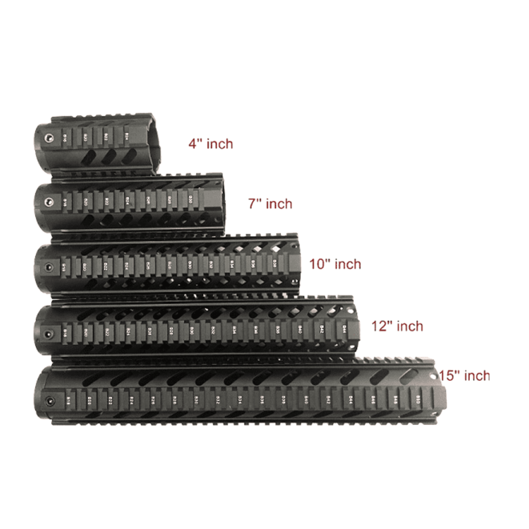 M4 METAL HANDGUARD GEN2 4-INCH BLACK - OUTDOOR ZONE