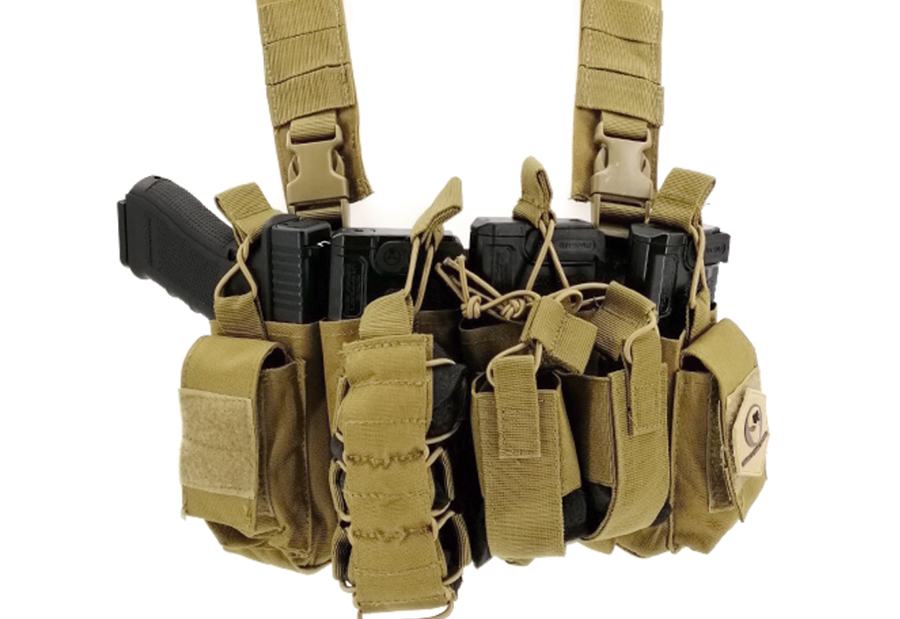 M4 CHEST RIG – TAN - OUTDOOR ZONE