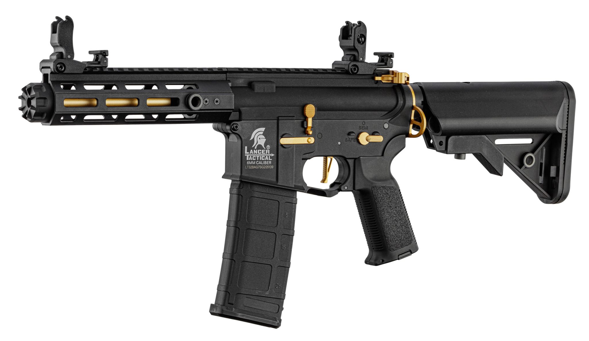 LANCER TACTICAL LT-34 Hellion Black / Gold FULL PACK - OUTDOOR ZONE